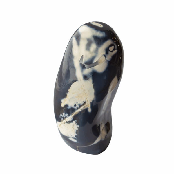 Blue Agate freeform - The Lizzadro Museum of Lapidary Art
