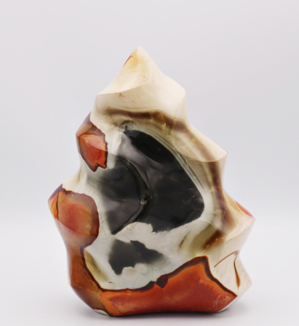Polychrome Jasper flame - The Lizzadro Museum of Lapidary Art