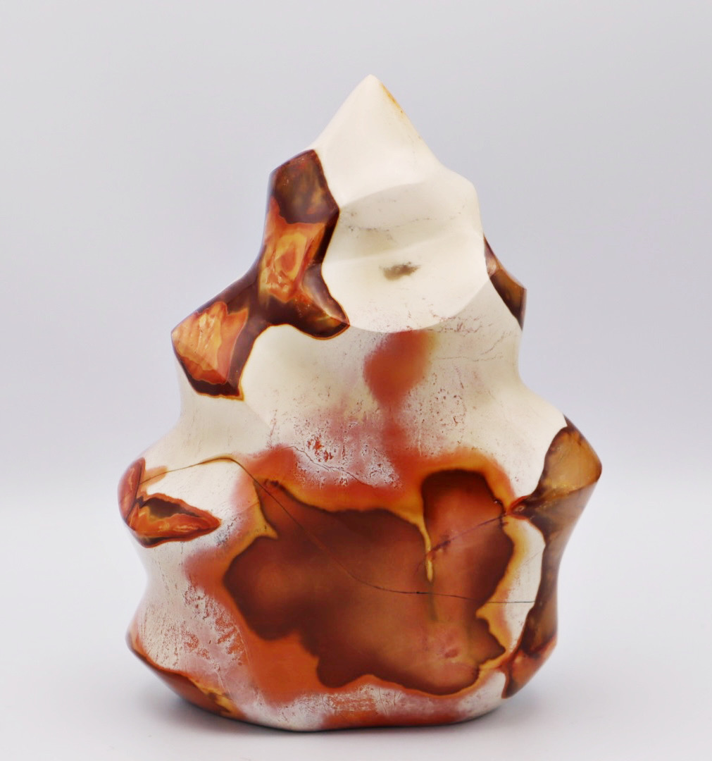 Polychrome Jasper flame - The Lizzadro Museum of Lapidary Art