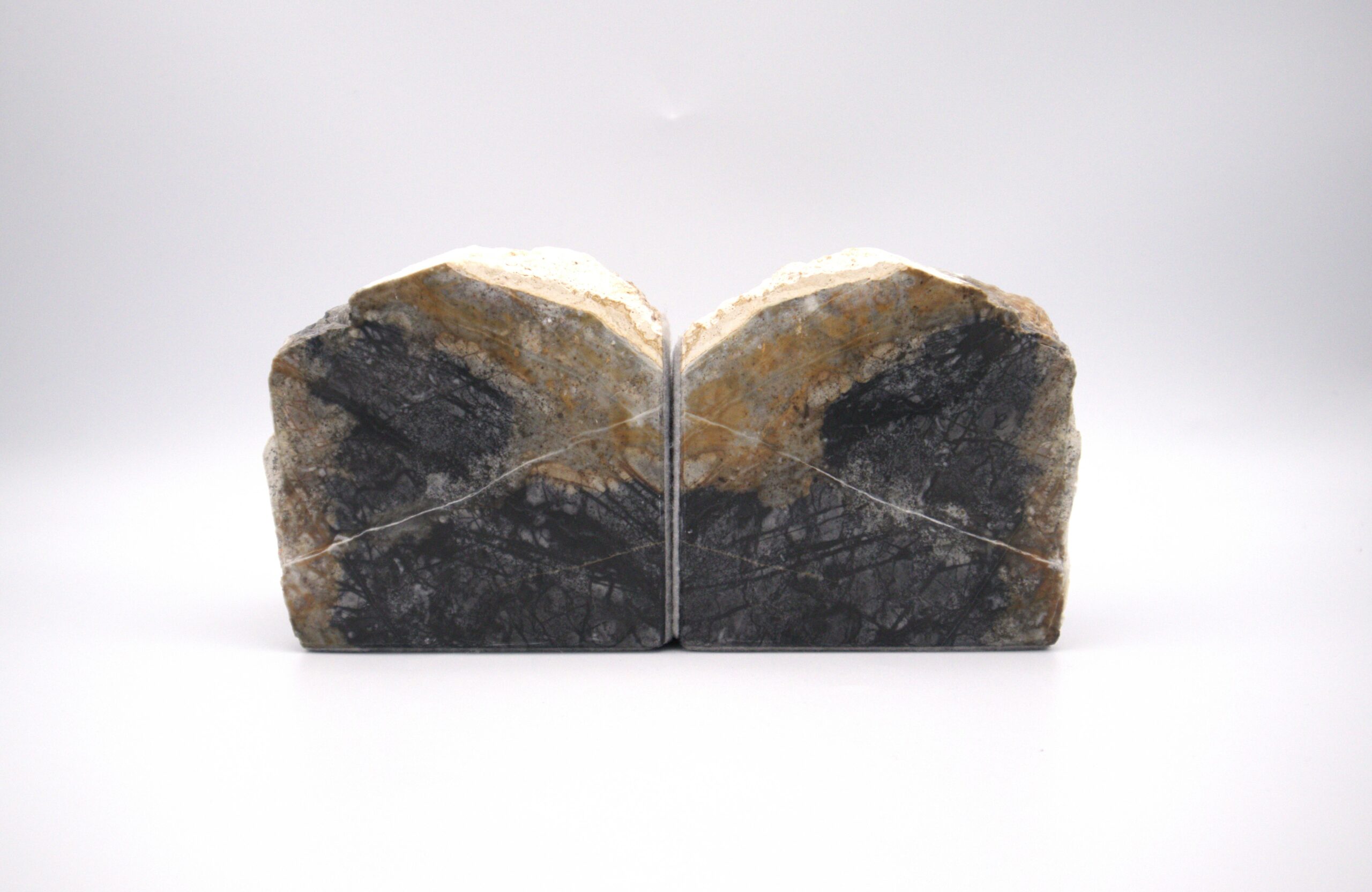 Picasso stone bookends - The Lizzadro Museum of Lapidary Art