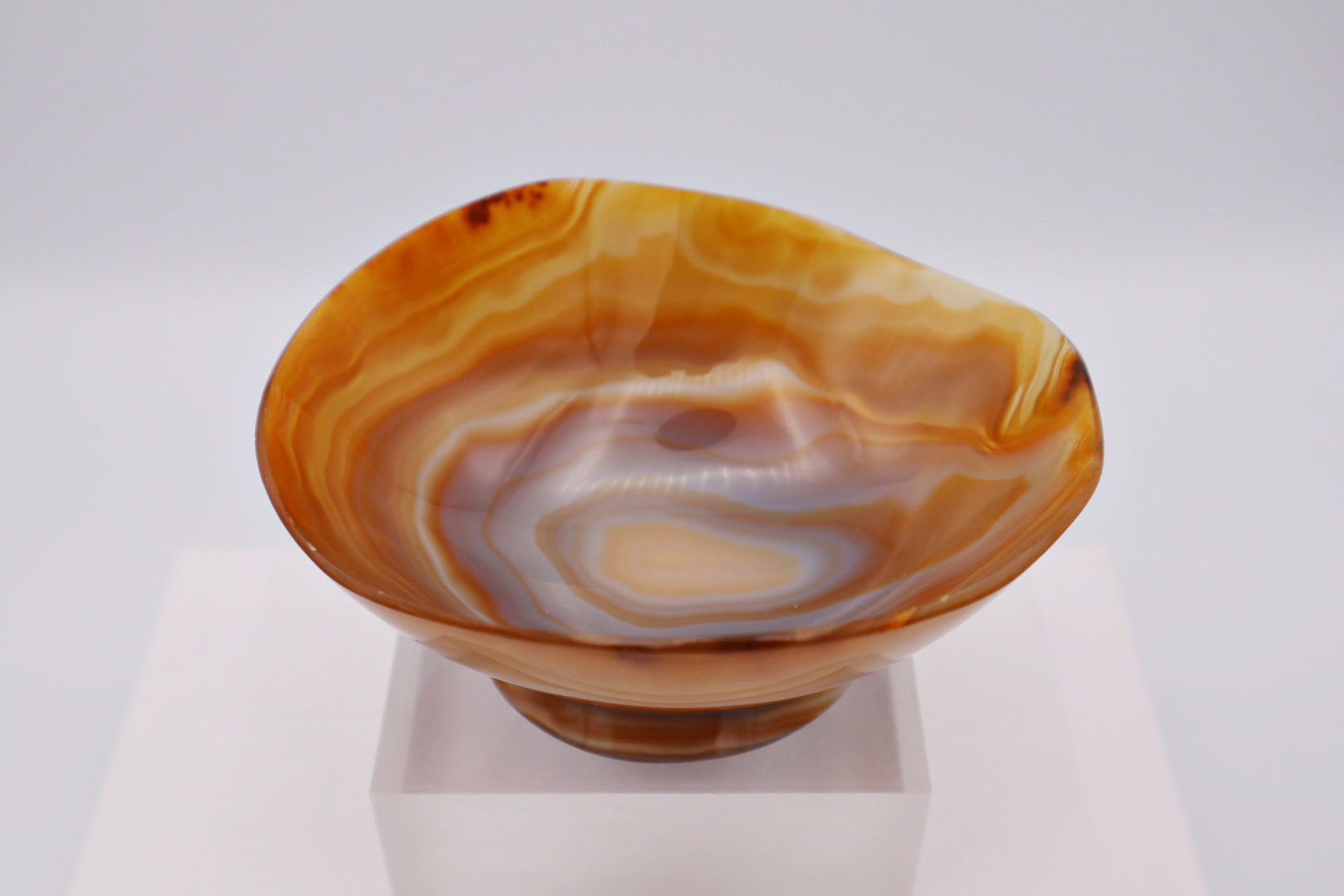 (Deaccessioned) Agate bowl - The Lizzadro Museum of Lapidary Art