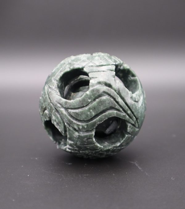 Soapstone Puzzle Ball - The Lizzadro Museum of Lapidary Art